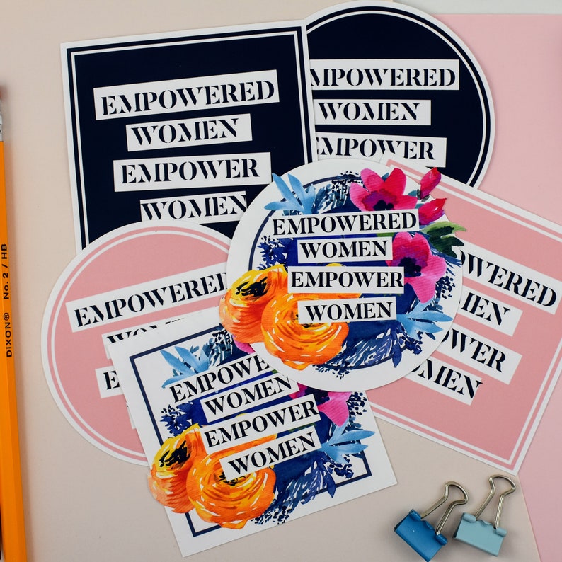 Empowered Women Empower Women Sticker Women's Rights | Etsy