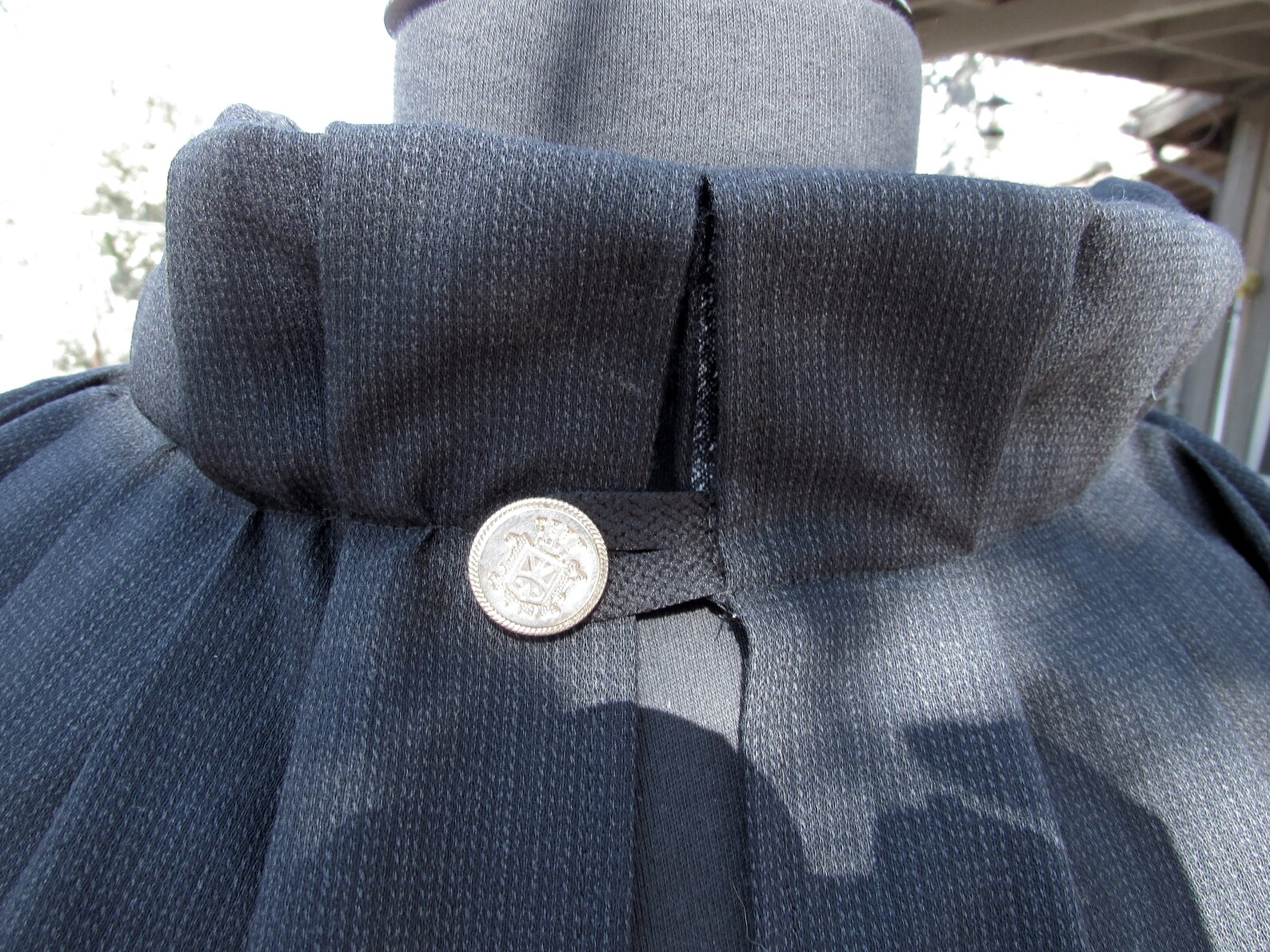 Black Cape Stand-up Collar - Etsy