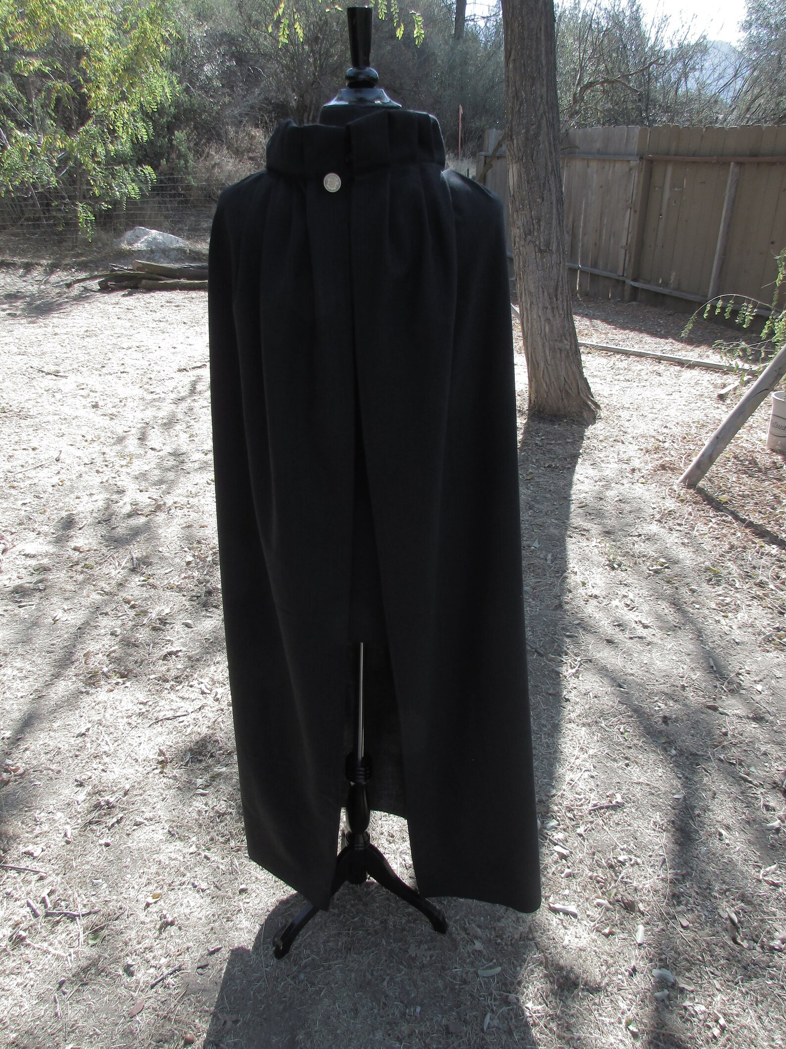 Black Cape, Stand-up Collar - Etsy