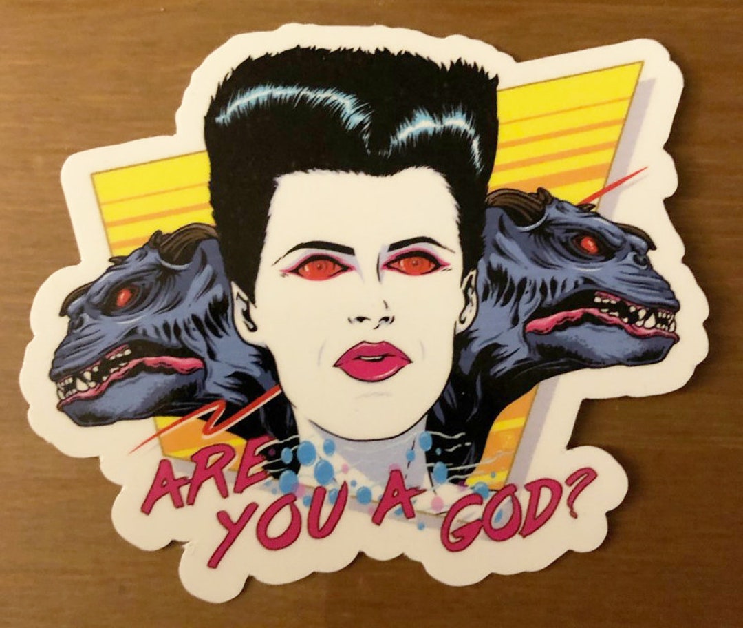 Gozer Sticker - "are You a God?" - Etsy