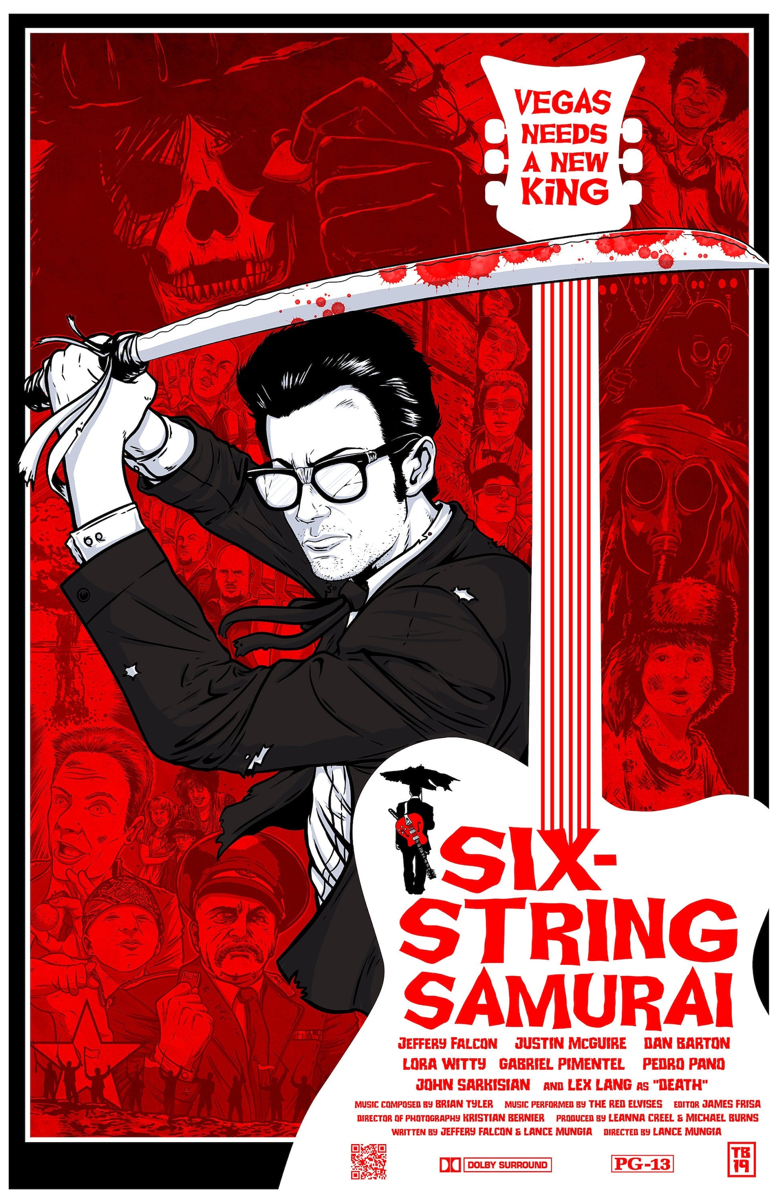 Six-string Samurai Print - Etsy