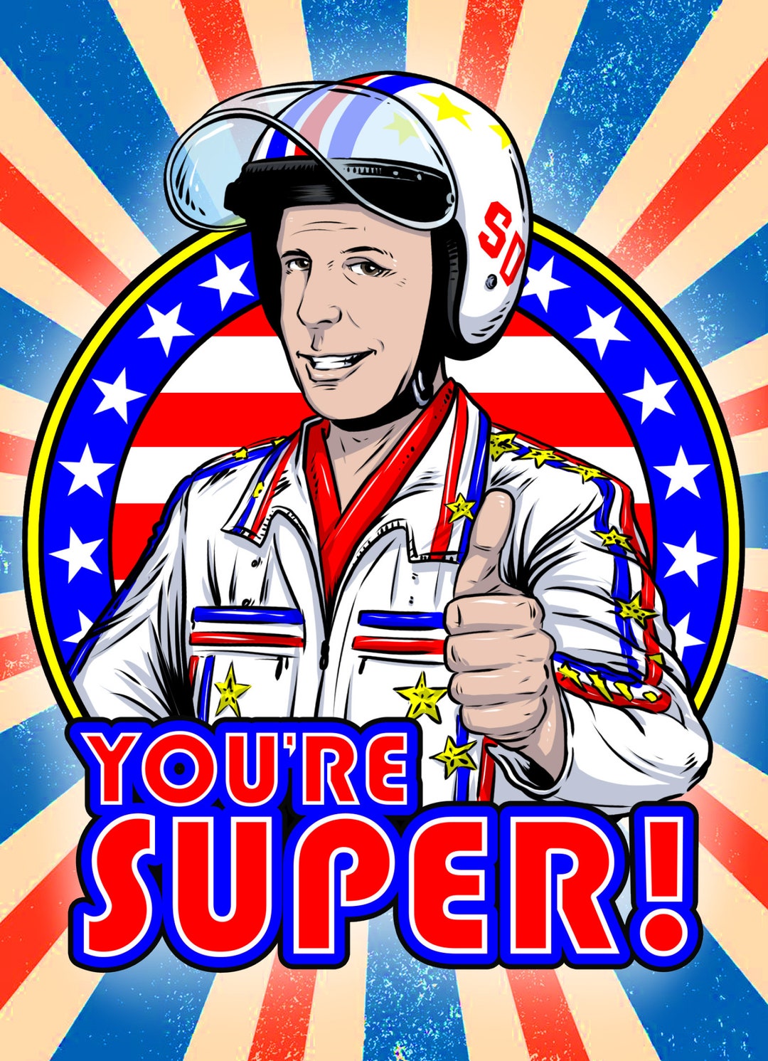 Super Dave 5x7 Mini-print - Etsy