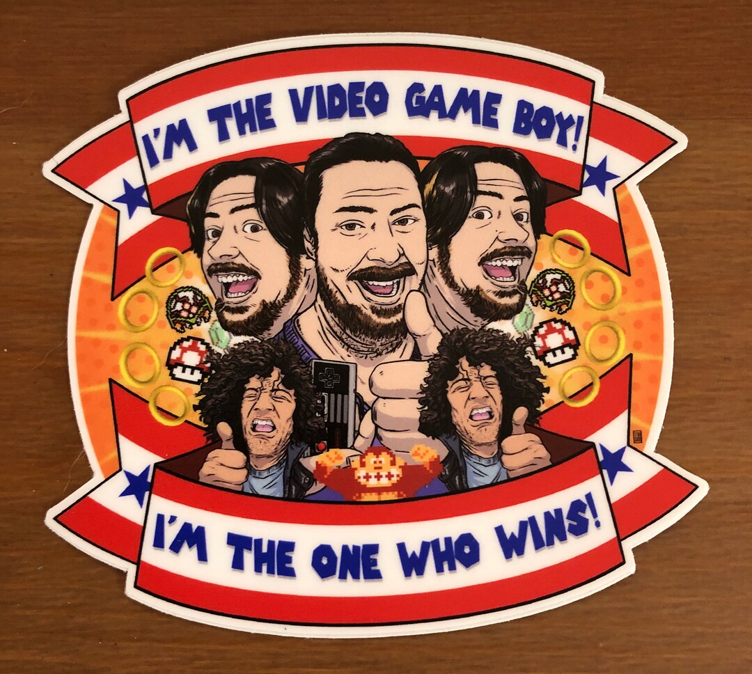 Game Grumps Video Game Boy Sticker - Etsy