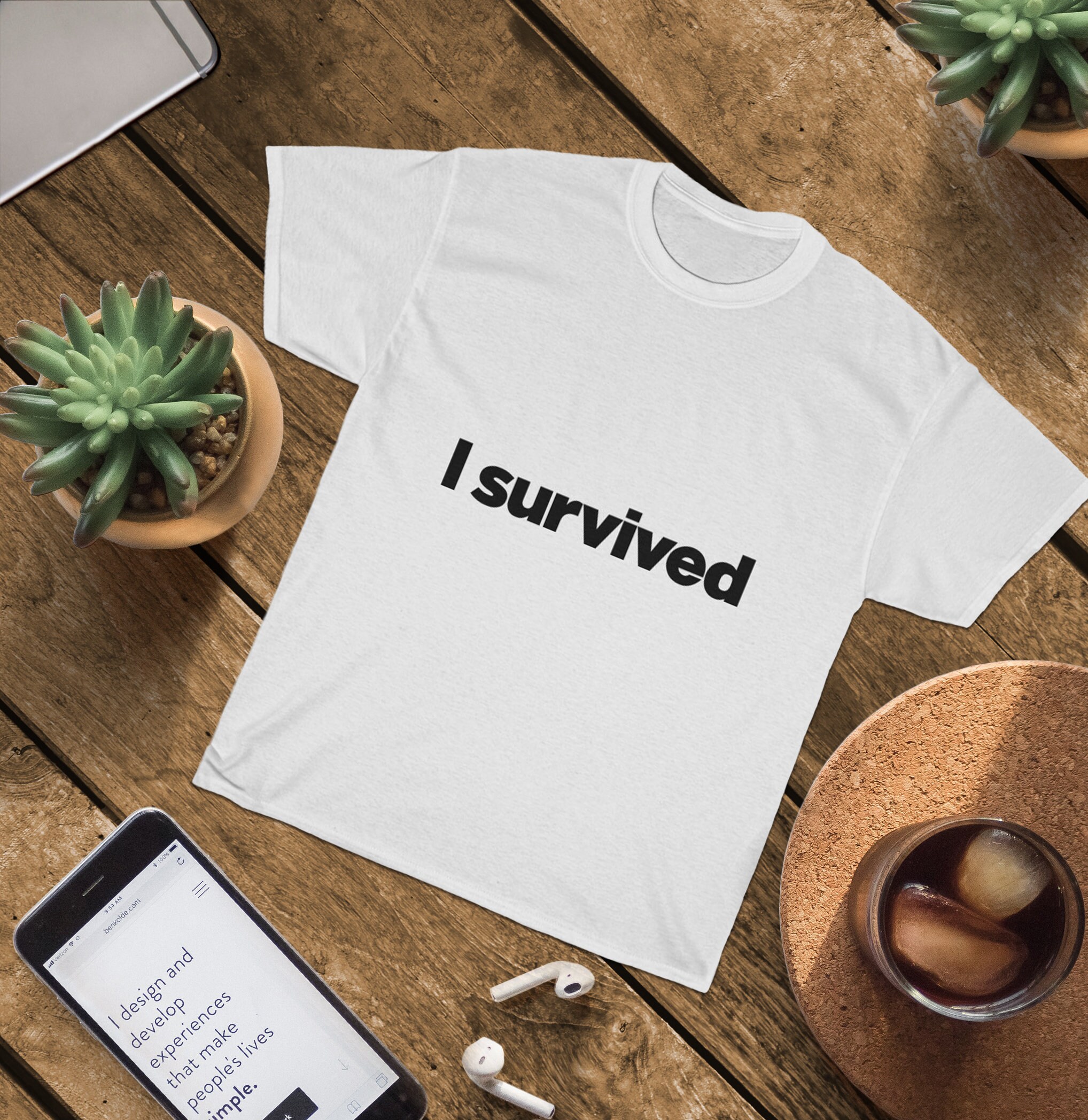 Custom I Survived T Shirt Unisex Personalized Survivor Tee Etsy