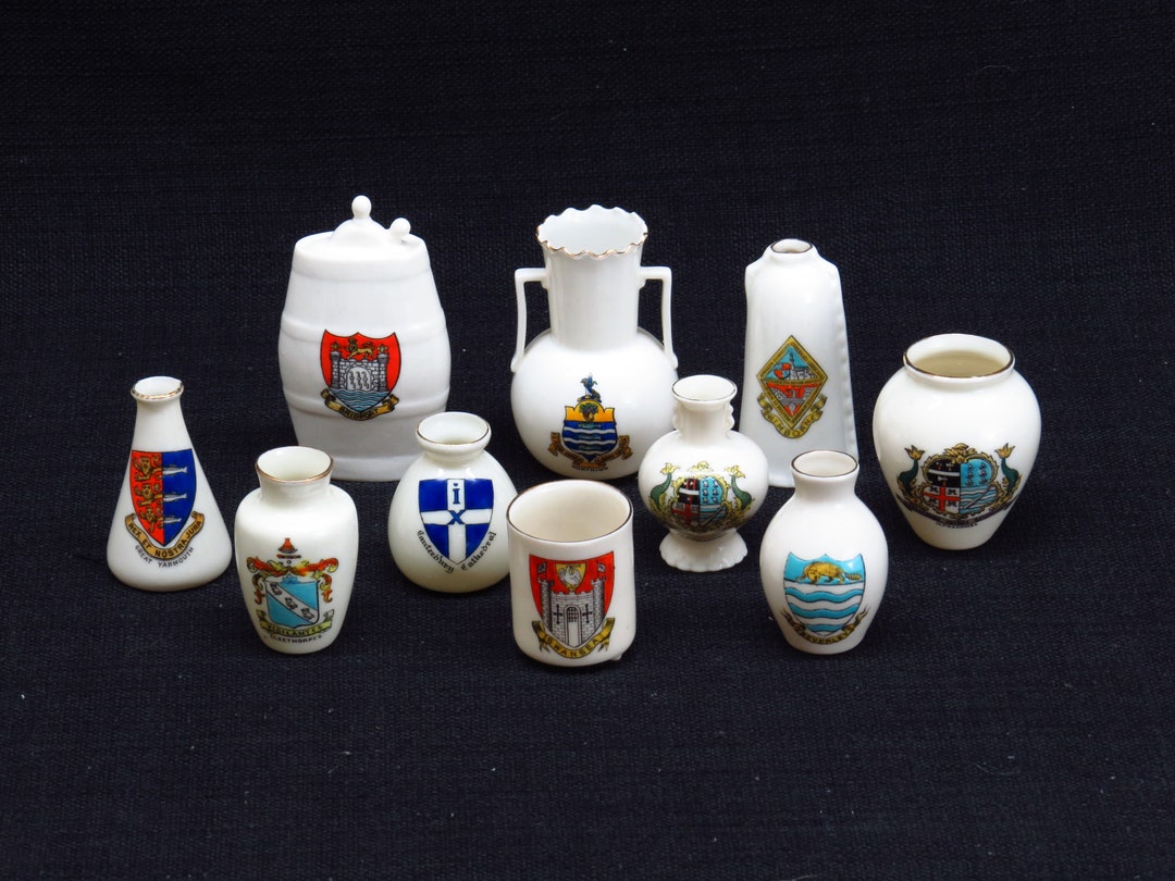 Vintage English Crested Ware Souvenir Miniature Reproduction Porcelain ...