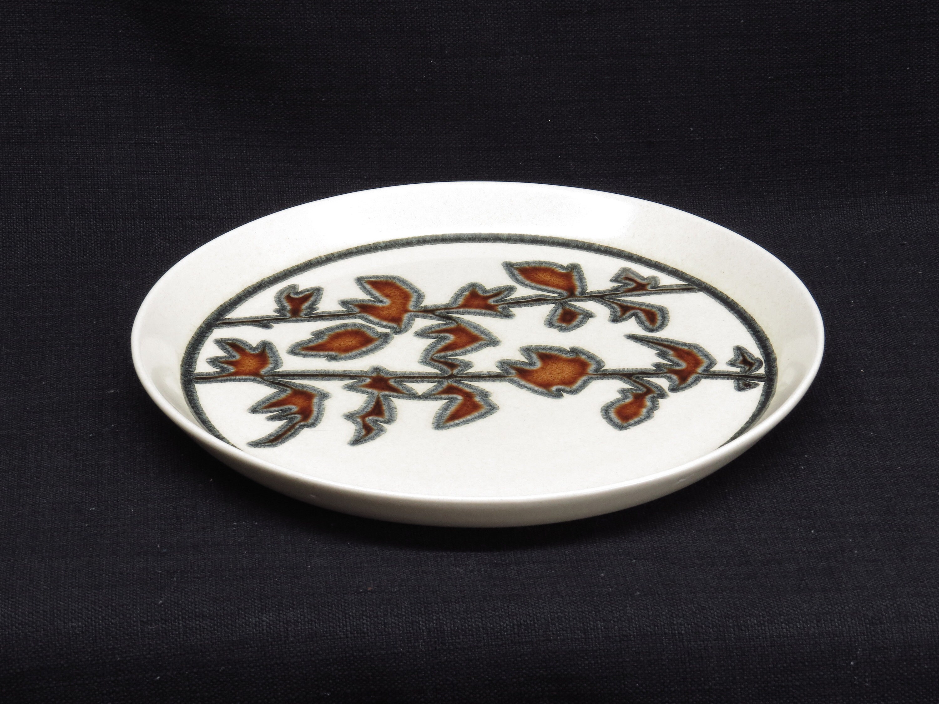 Vintage Crown Lynn Earthstone Platter Autumn Pattern Large Serving ...