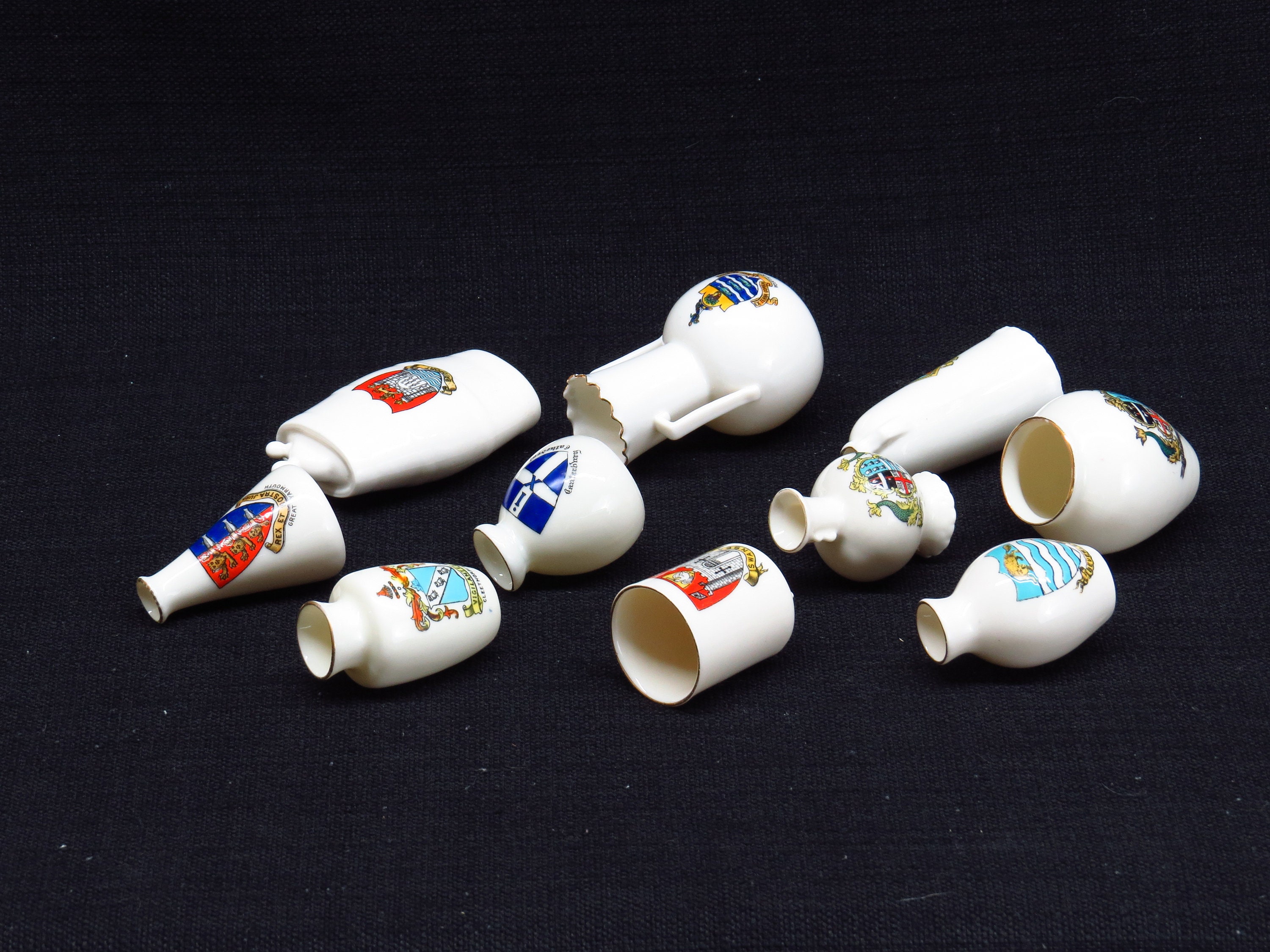 Vintage English Crested Ware Souvenir Miniature Reproduction Porcelain ...