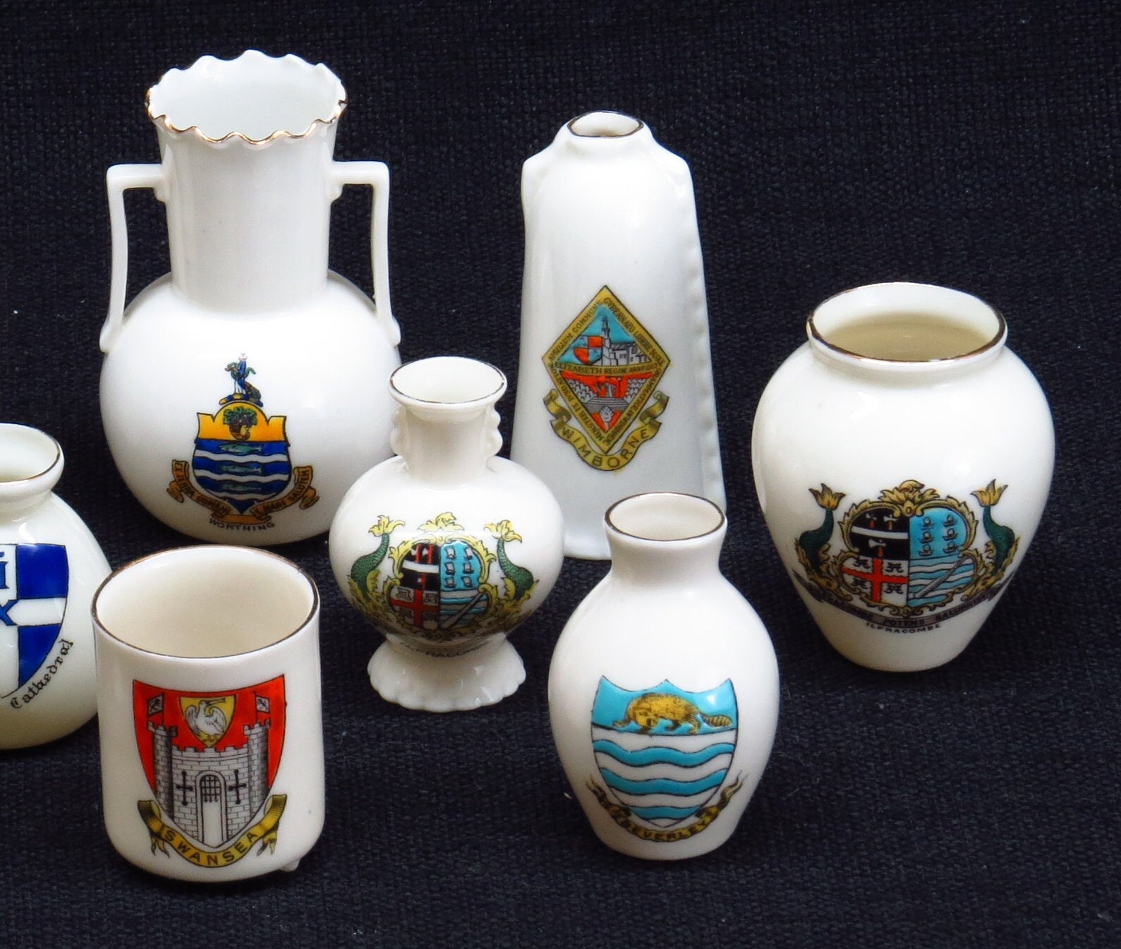 Vintage English Crested Ware Souvenir Miniature Reproduction Porcelain ...
