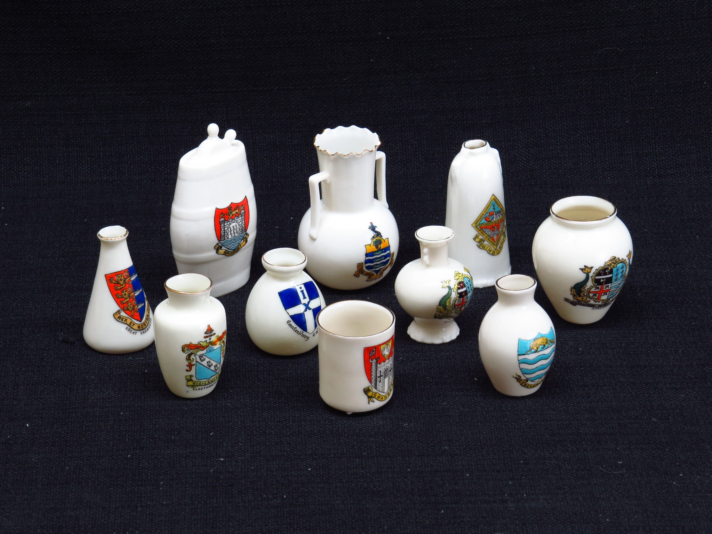 Vintage English Crested Ware Souvenir Miniature Reproduction Porcelain ...