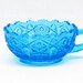 Vintage Smith Glass Quintec Colonial Blue Pattern Handled Nappy Bowl - Etsy