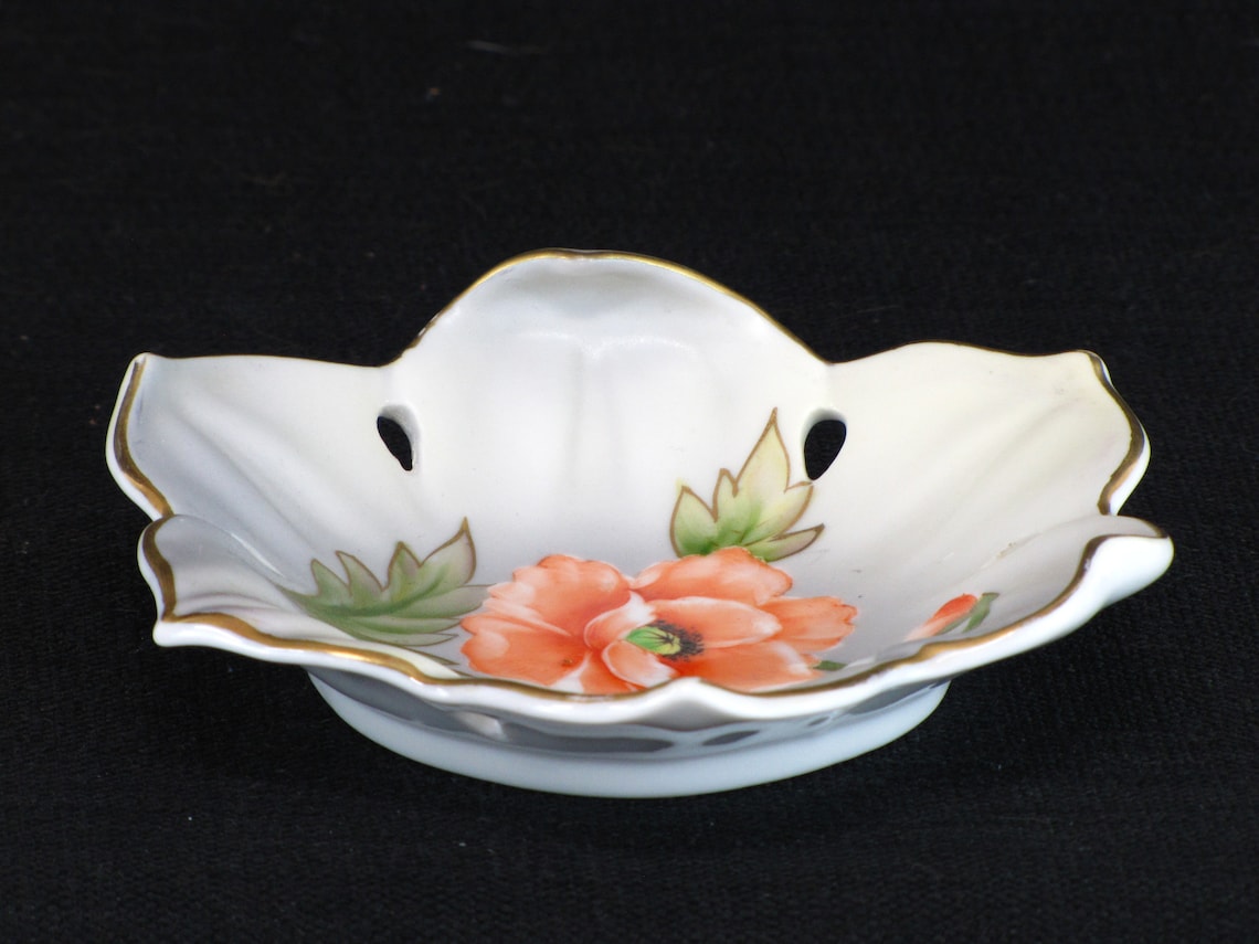 Vintage Japanese Shofu China Hand Painted Poppy Flower Motif - Etsy