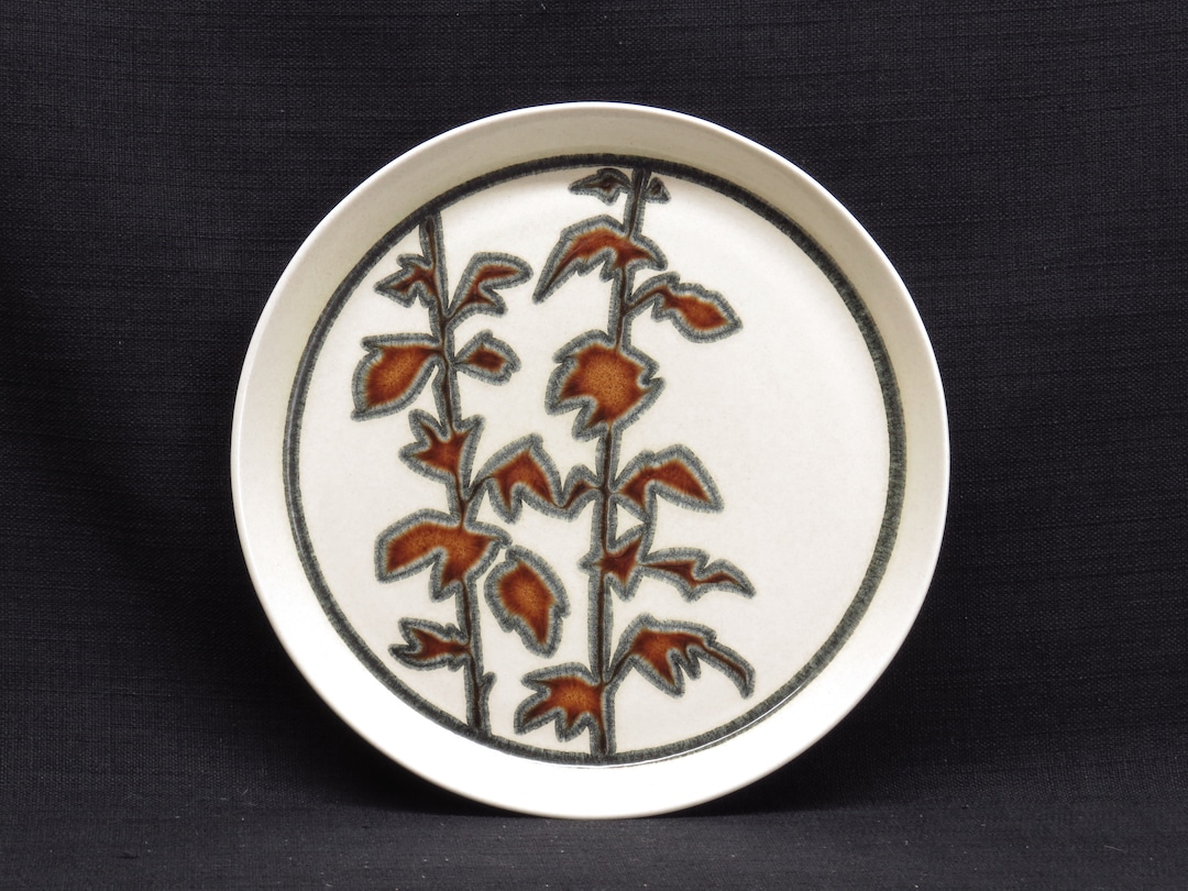 Vintage Crown Lynn Earthstone Platter Autumn Pattern Large Serving ...