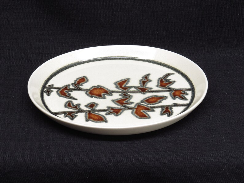 Vintage Crown Lynn Earthstone Platter Autumn Pattern Large Serving ...
