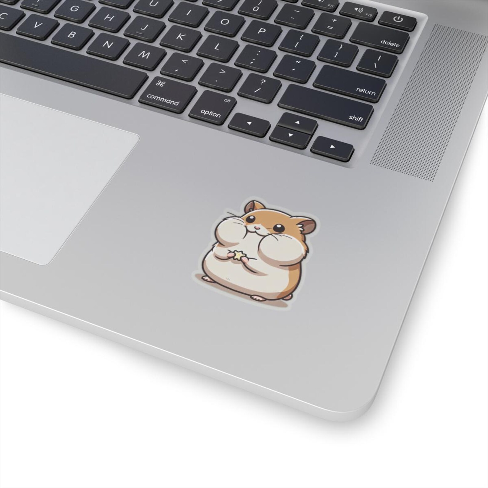 Chubby Hamster Stickers, Cute Kawaii Animal Decals, Foodie Sticker ...