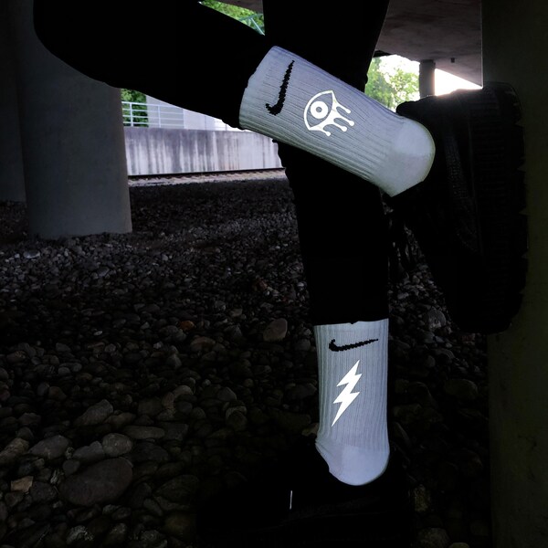 Custom Nike Socks - Etsy