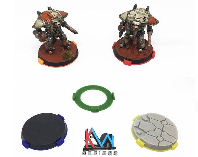 3D Printed 40mm Base-clix Squad Markers for Bases - Etsy