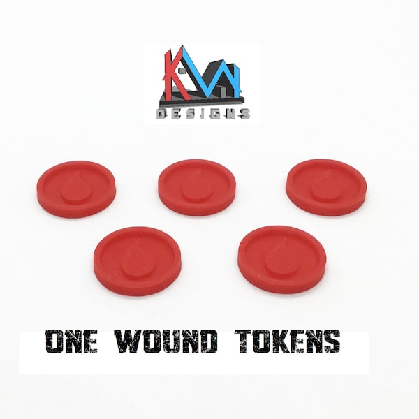 3d Printed Wound Tokens - Etsy