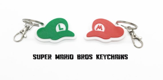 3D Printed Super Mario Bros. Keychains | Etsy