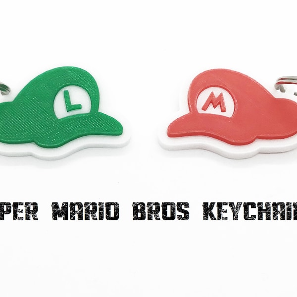 Mario Bros Keychain - Etsy