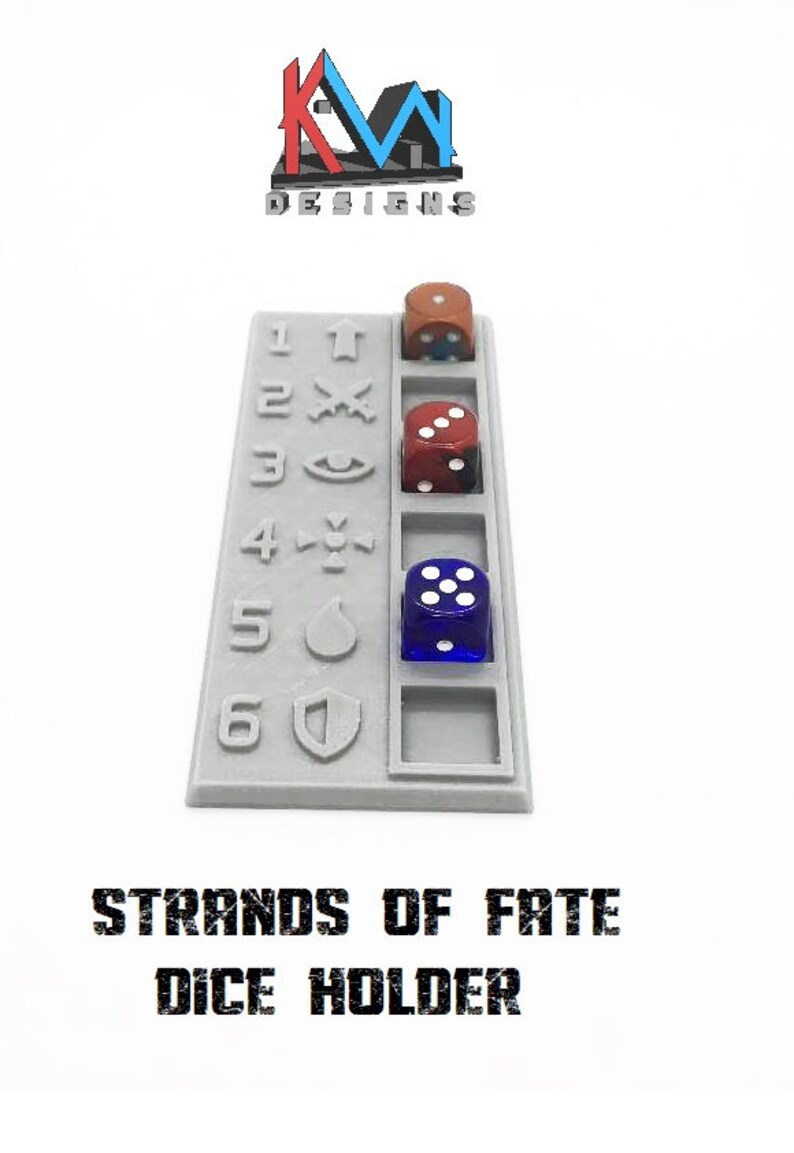 3D Printed 16mm Strands of Fate Dice Tracker - Etsy UK