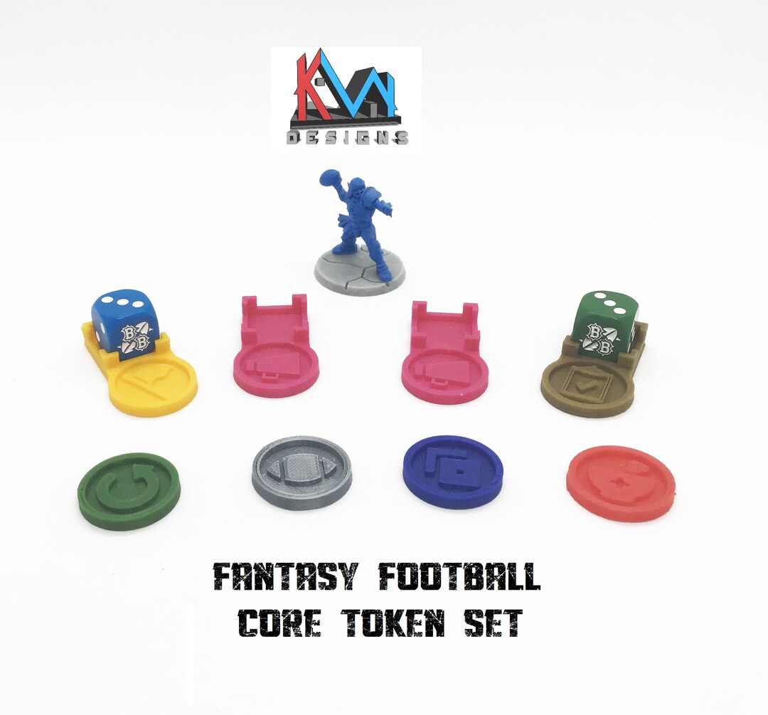 3D Printed - Fantasy Football - Core Token Set (blood Bowl) - Etsy
