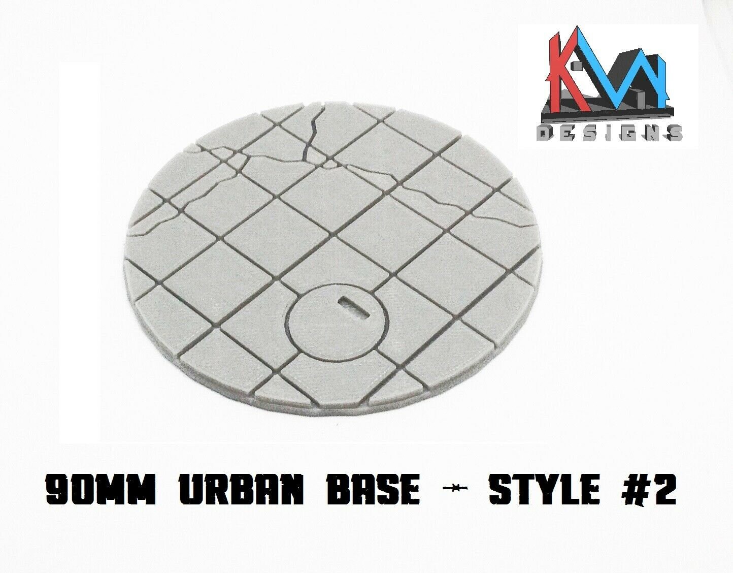 3D Printed - 90mm Scenic Urban City Street Bases - 2 Styles - Etsy