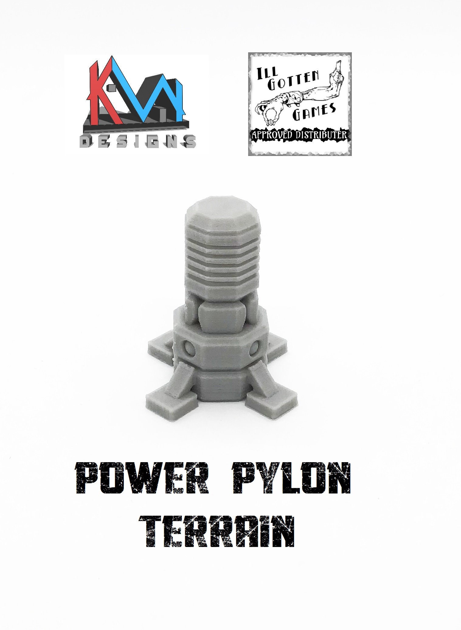 3D Printed - 28mm Heroic Scale Power Pylon Terrain - Etsy