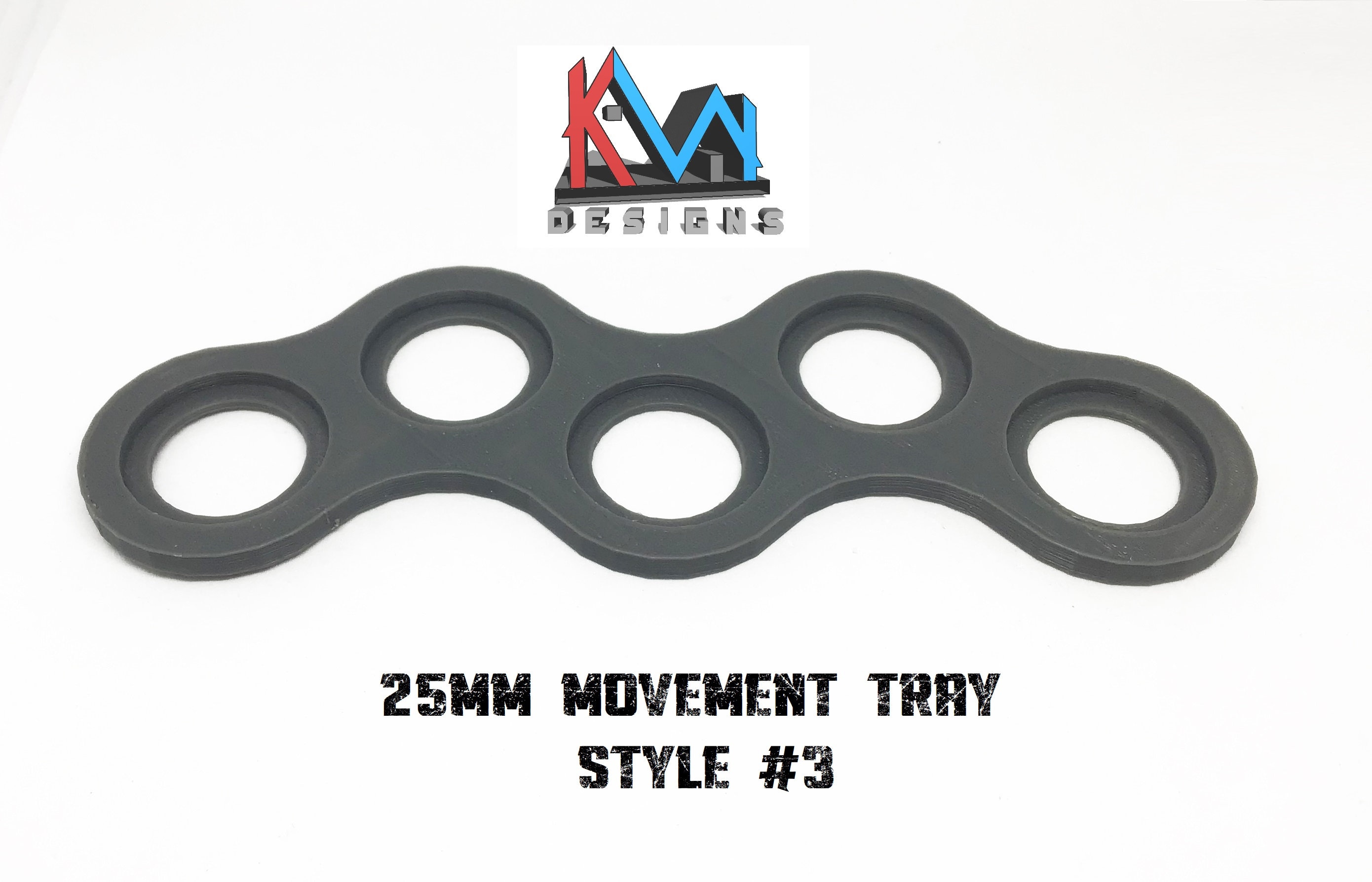 3D Printed - 25mm Base Movement Trays (5 Slot Trays) - Etsy