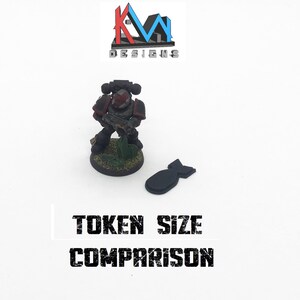 3D Printed Bomb Tokens / Markers Style 2 - Etsy
