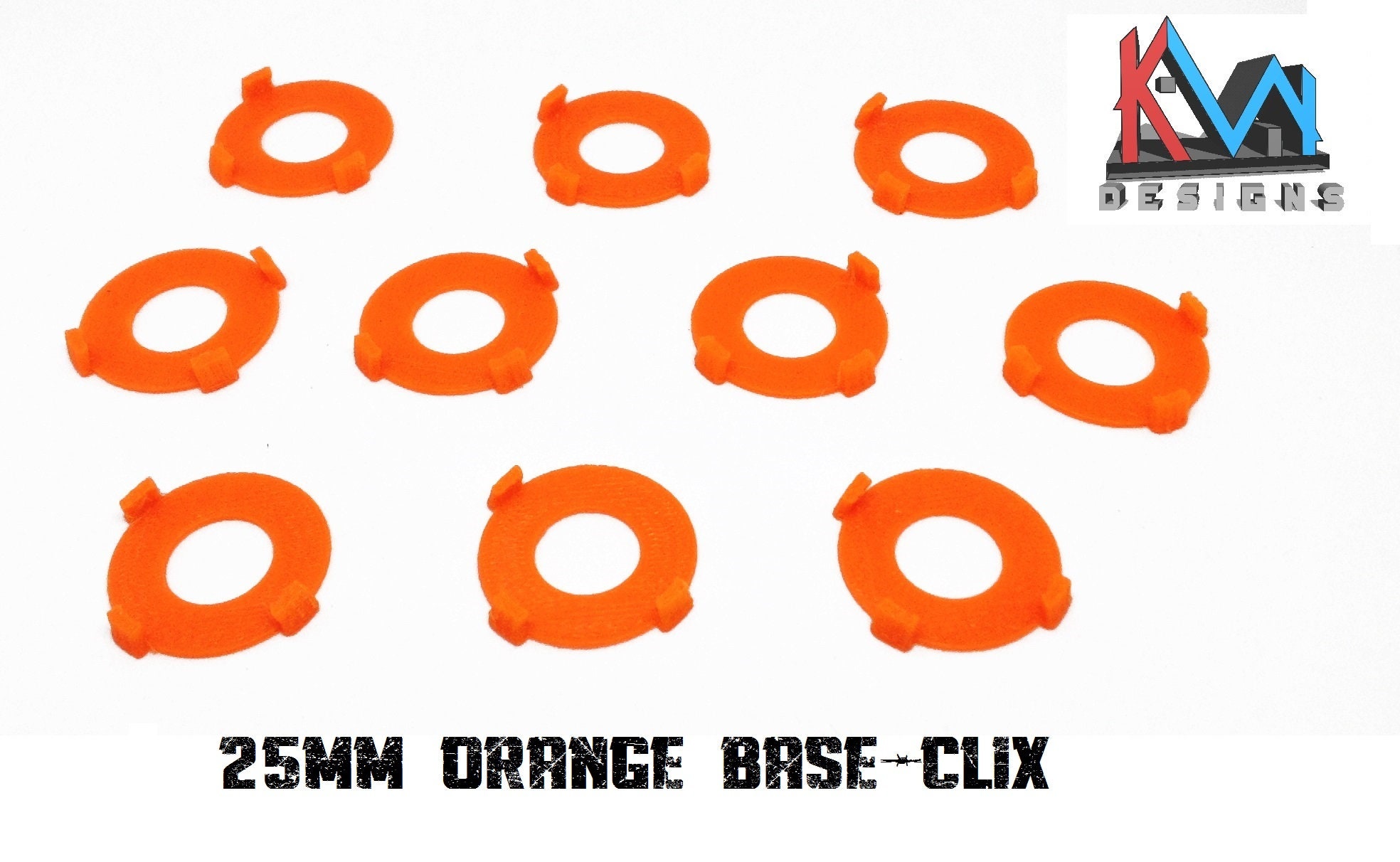 3D Printed - 25mm Base-clix - Squad Markers for Bases - Etsy