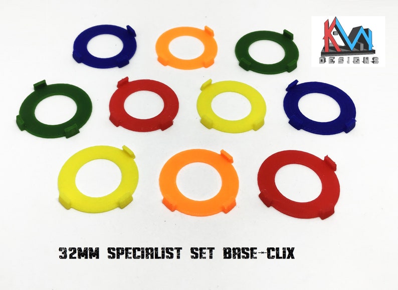 3D Printed - 32mm Base-clix - Squad Markers for Bases - Etsy