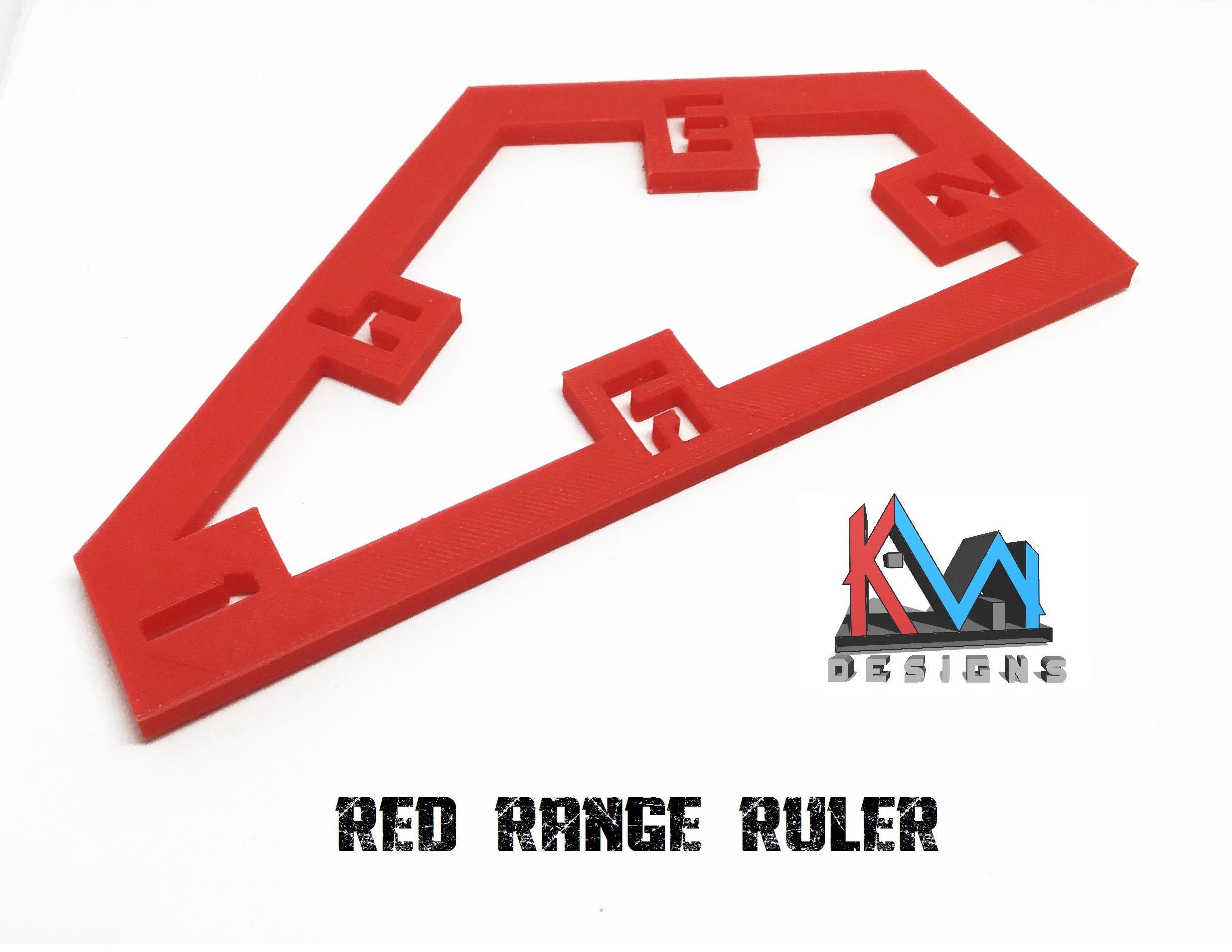 3D Printed Range Ruler Tactical Template warhammer 40k - Etsy