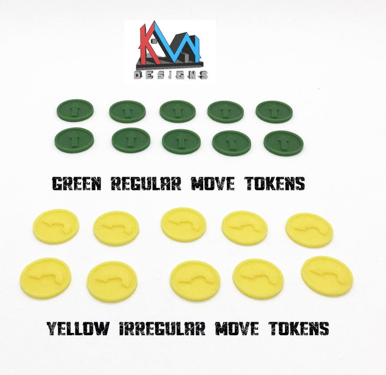 3D Printed N4 Infinity Token Set 85 Tokens - Etsy UK