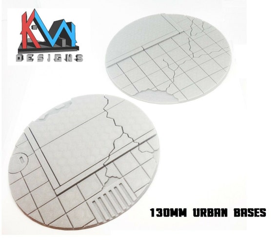 3D Printed 130mm Scenic Urban City Street Bases 2 Styles | Etsy