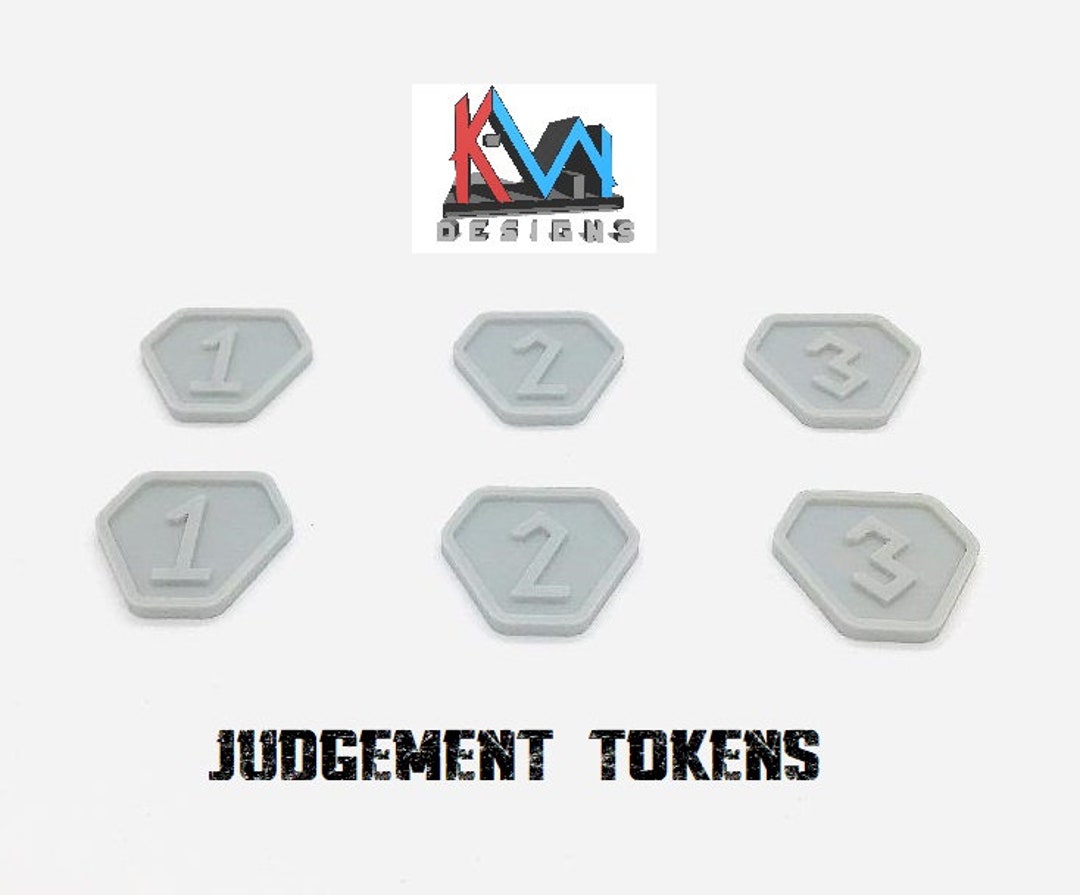 3D Printed - 40k - Judgement Tokens - Etsy