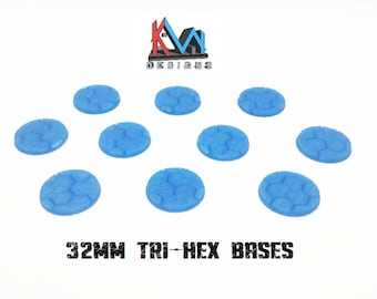 3D Printed 32mm Scenic Seer Stone Flight Bases Set of 10 - Etsy