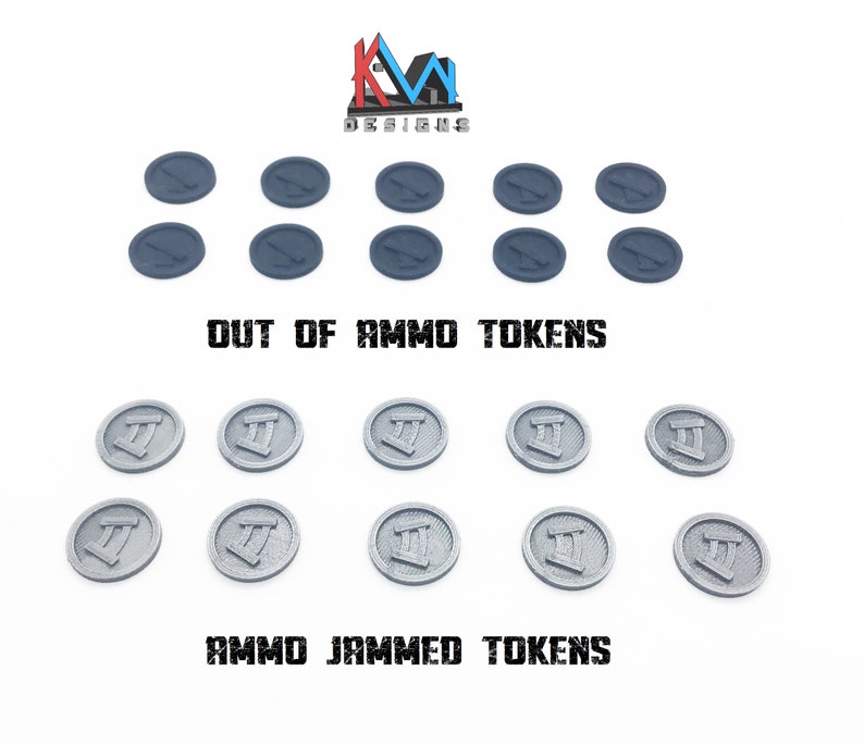 3D Printed Hive Gang War Core Token Set 110 Tokens - Etsy