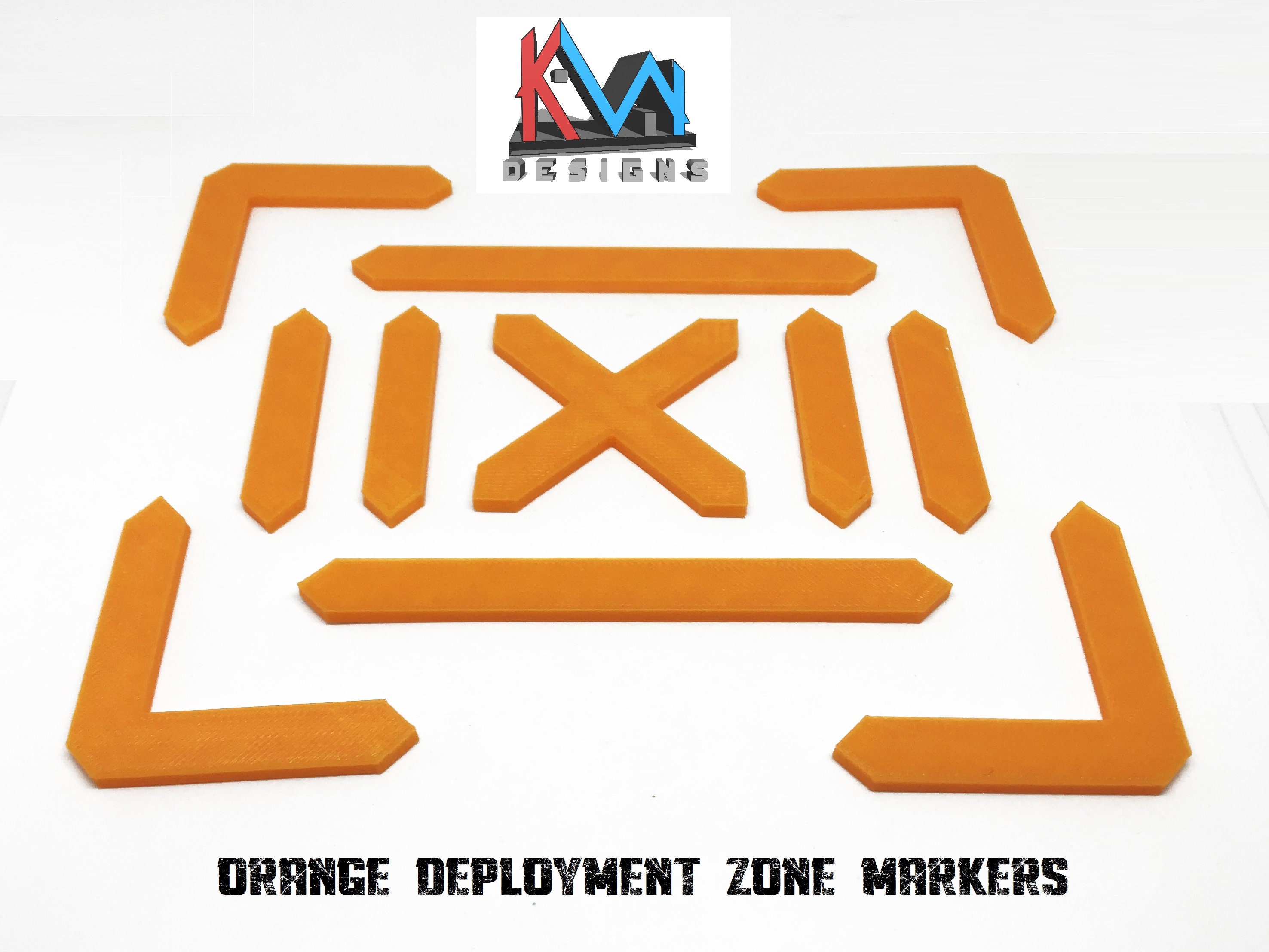 3D Printed Deployment Zone Markers green Blue Red | Etsy UK