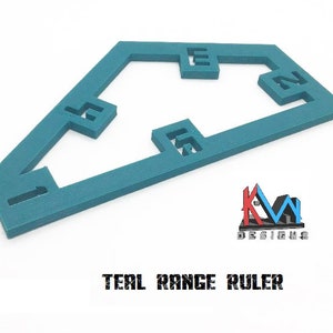 3D Printed - Range Ruler Tactical Template - (warhammer 40k, Age of ...