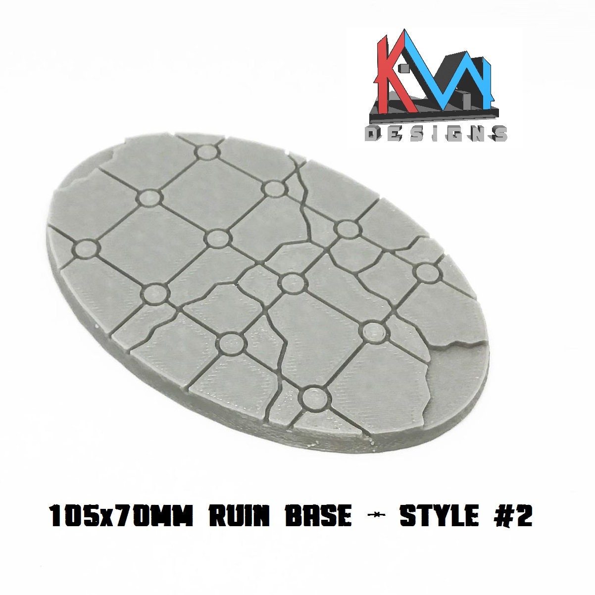 3D Printed 105x70mm Ancient Temple Ruin Bases 2 Different - Etsy