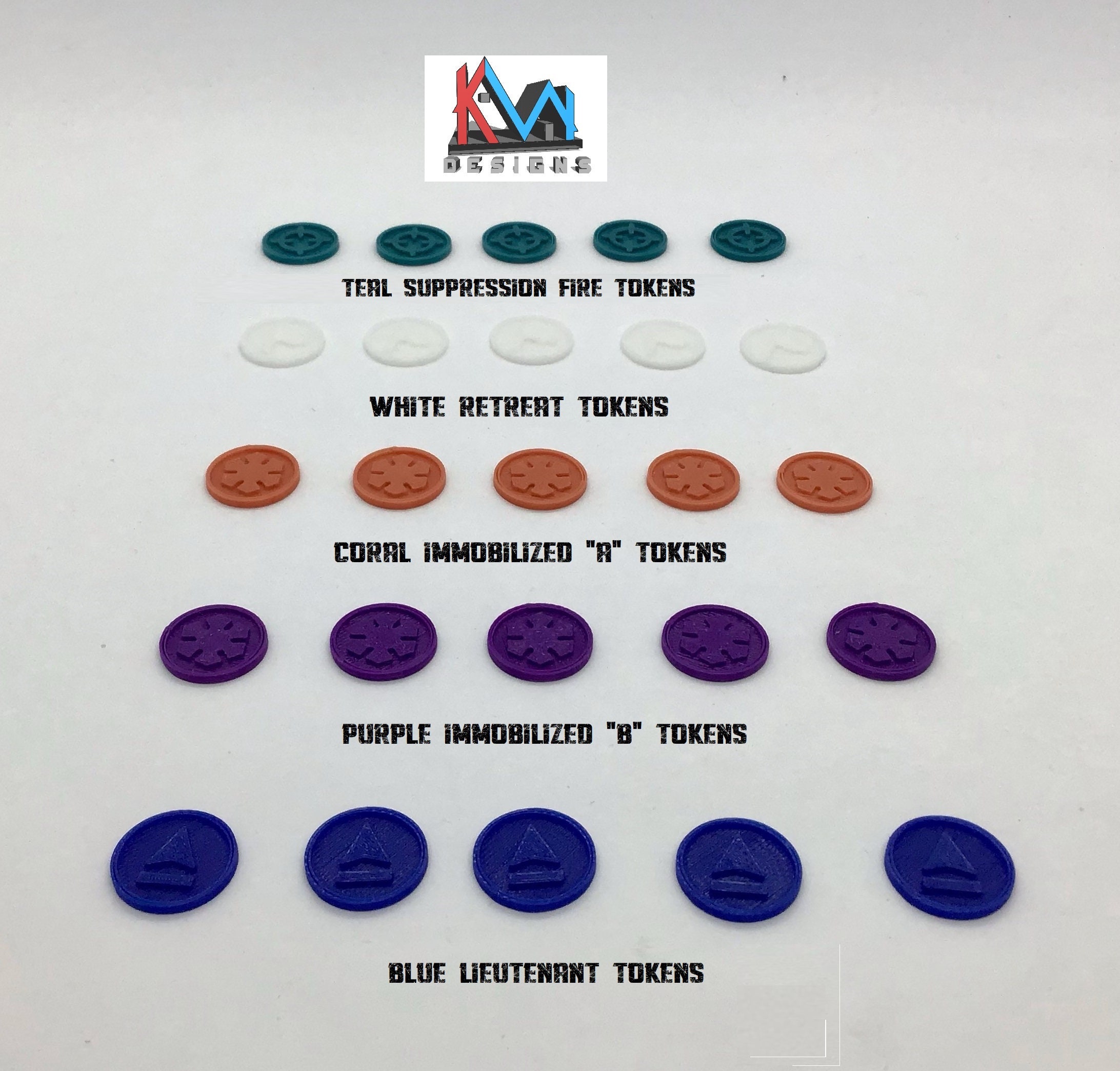 3D Printed N4 Infinity Token Set 85 Tokens - Etsy