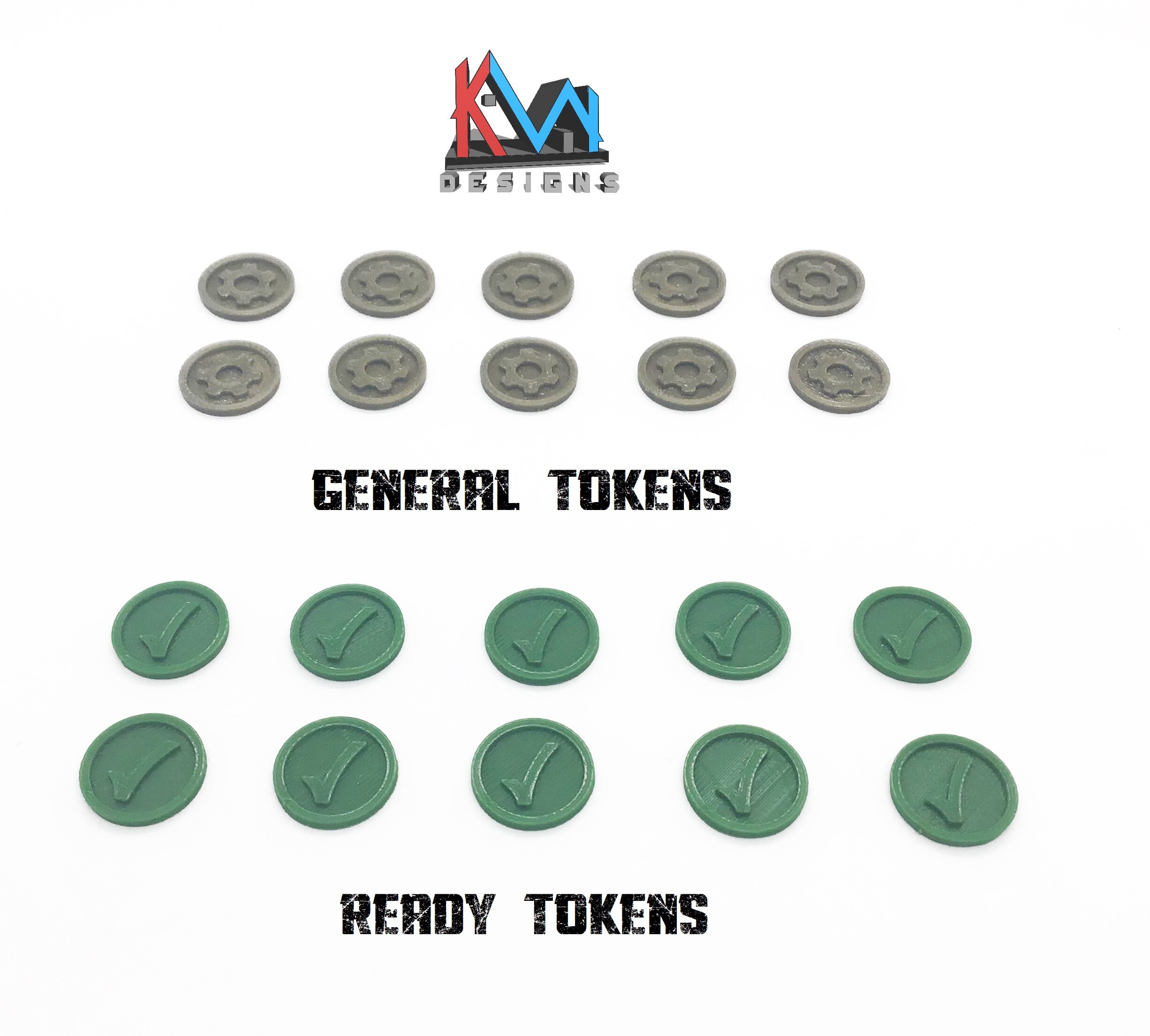 3D Printed Hive Gang War Core Token Set 110 Tokens - Etsy