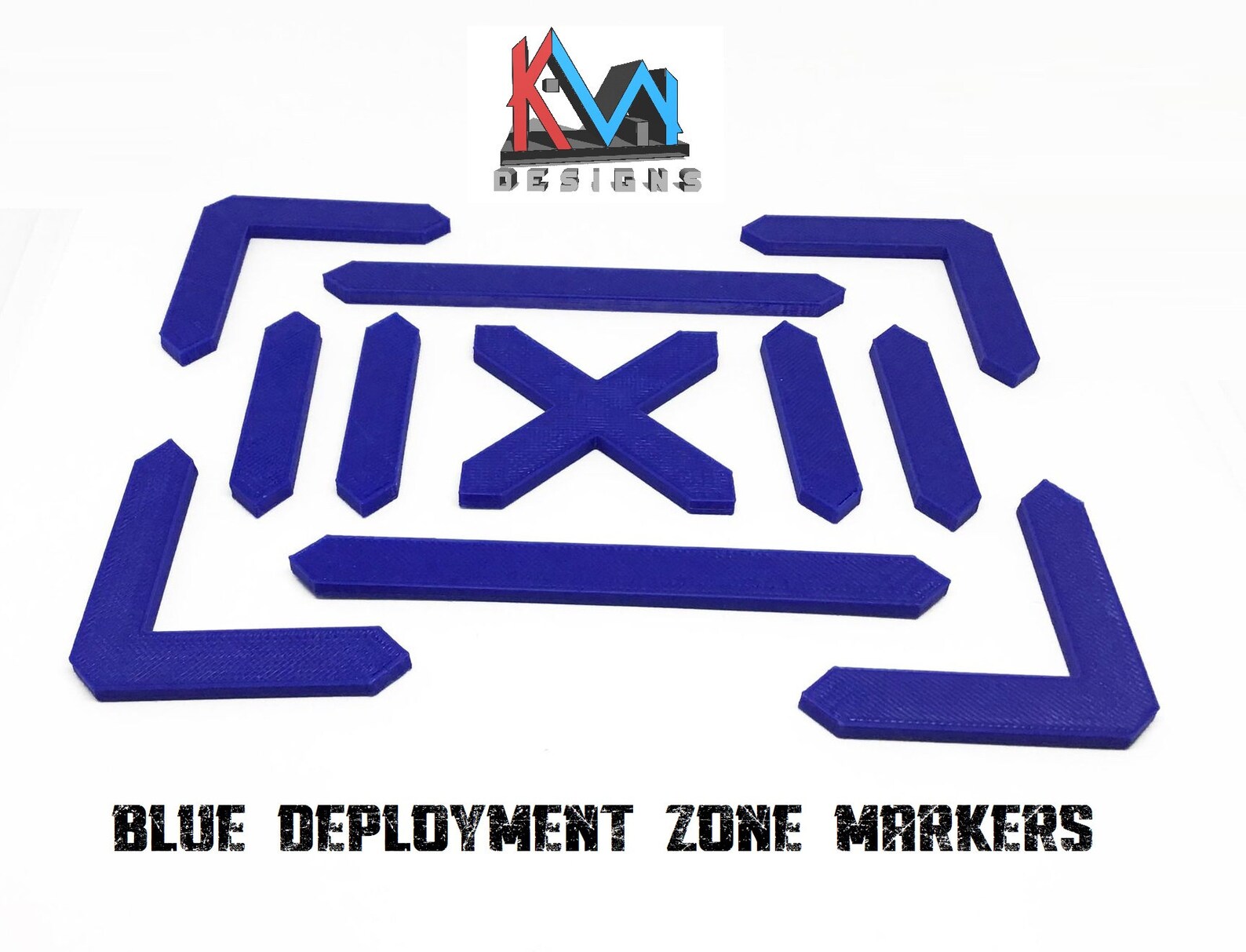 3D Printed Deployment Zone Markers green Blue Red - Etsy UK