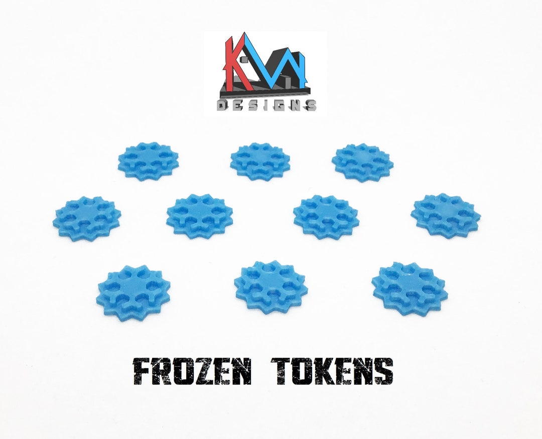 3D Printed - Frozen Tokens / Markers - Etsy