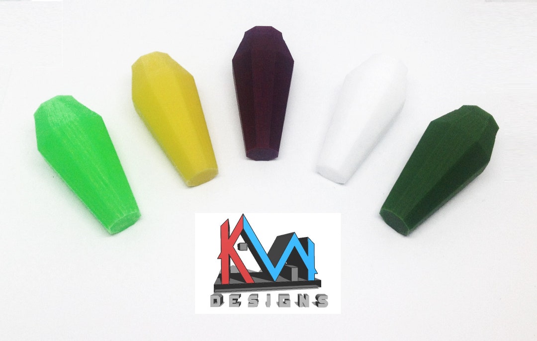 3D Printed Necro-tomb Monolith Crystal -green, Neon Green, Yellow ...