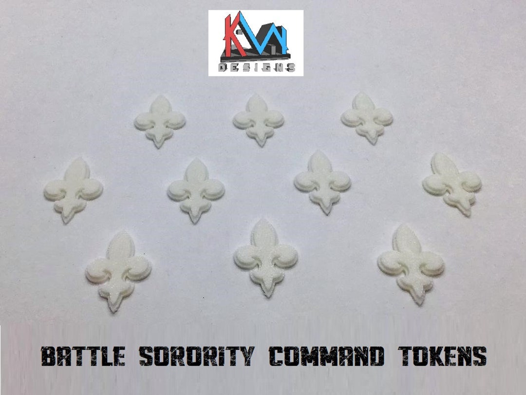 3D Printed - Battle Sorority Command Point Tokens - Etsy