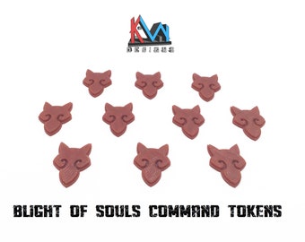 3D Printed Fantasy Rat Men Command Point Tokens set of 10 - Etsy