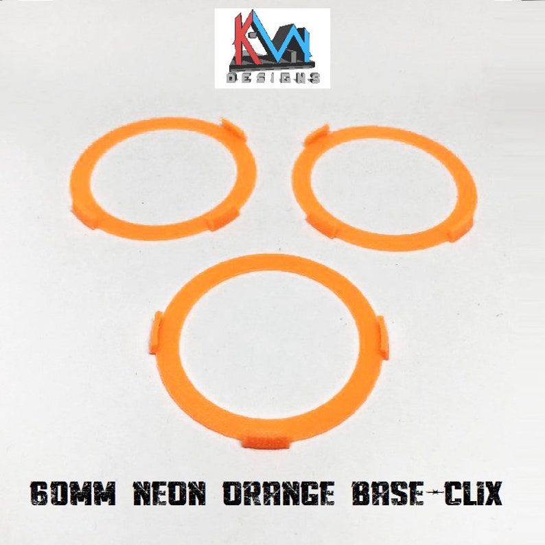 3D Printed 60mm Base-clix Squad Markers for Bases | Etsy