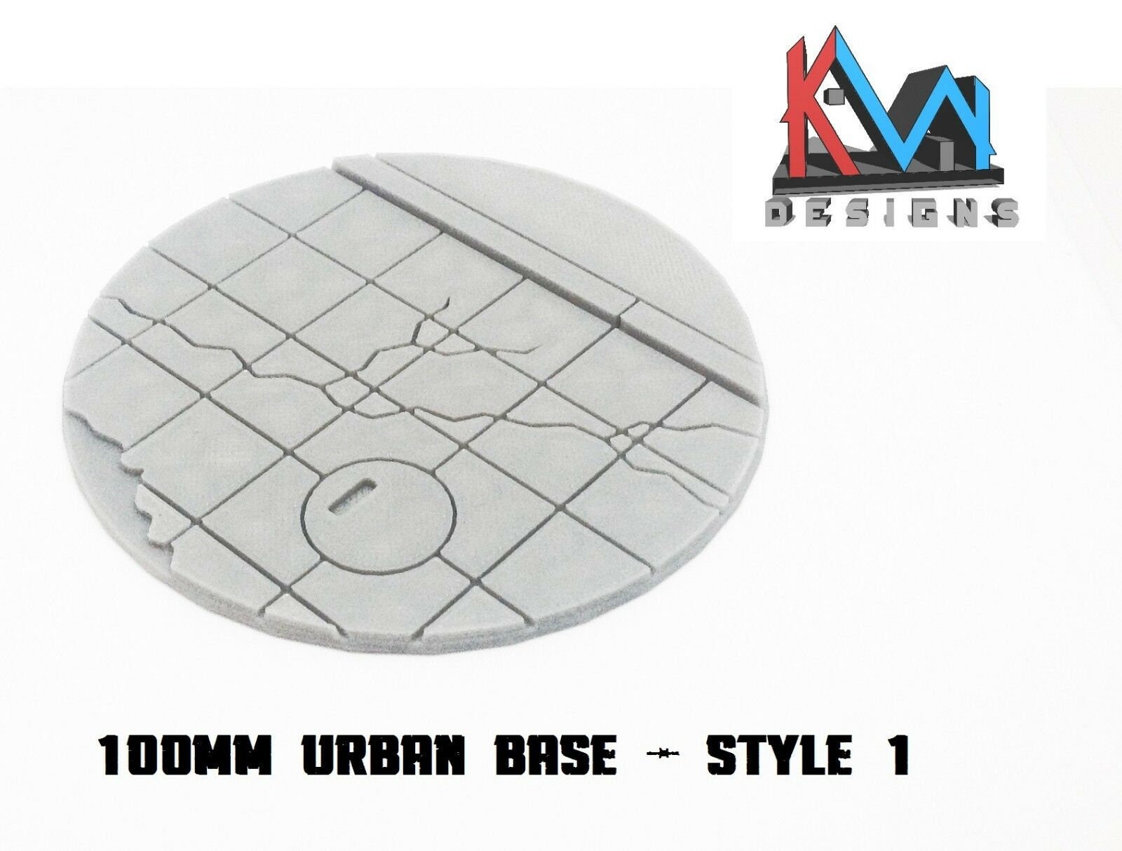 3D Printed - 100mm Scenic Urban City Street Bases - 2 Styles - Etsy