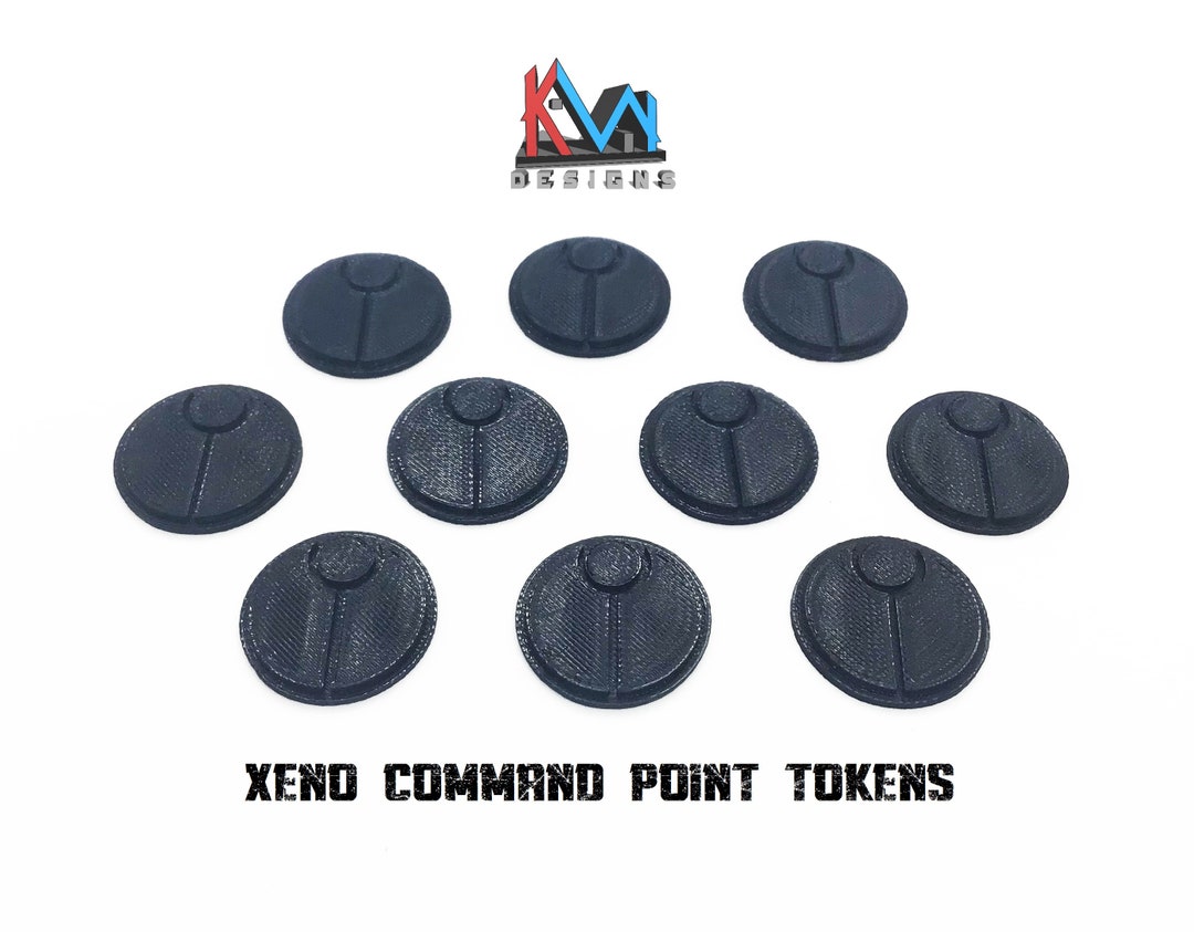 3D Printed - 40k Xeno Command Point Tokens (set of 10) - Etsy